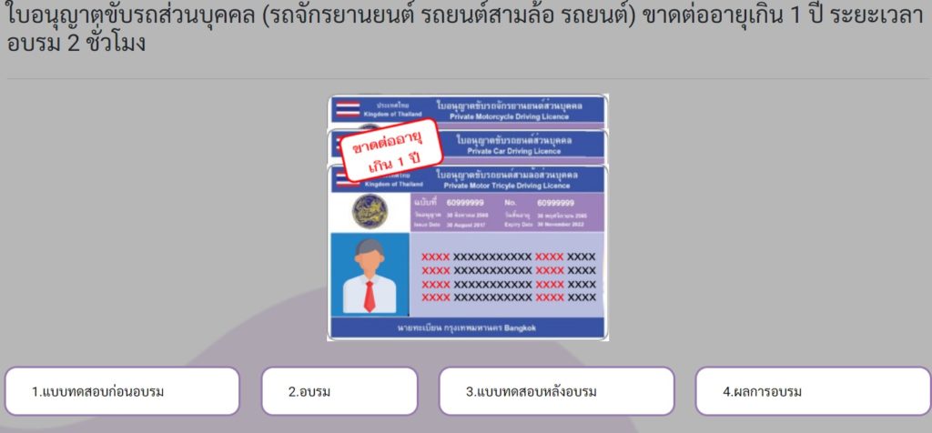 อบรมต่อใบขับขี่ออนไลน์ 2566 DLT e-Learning - CARSOME Thailand